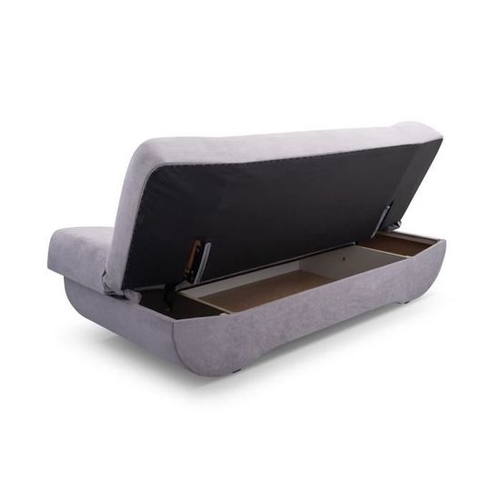 Canapé en lit Convertible avec Coffre de Rangement 3 Places Relax clic clac Banquette BZ en ...