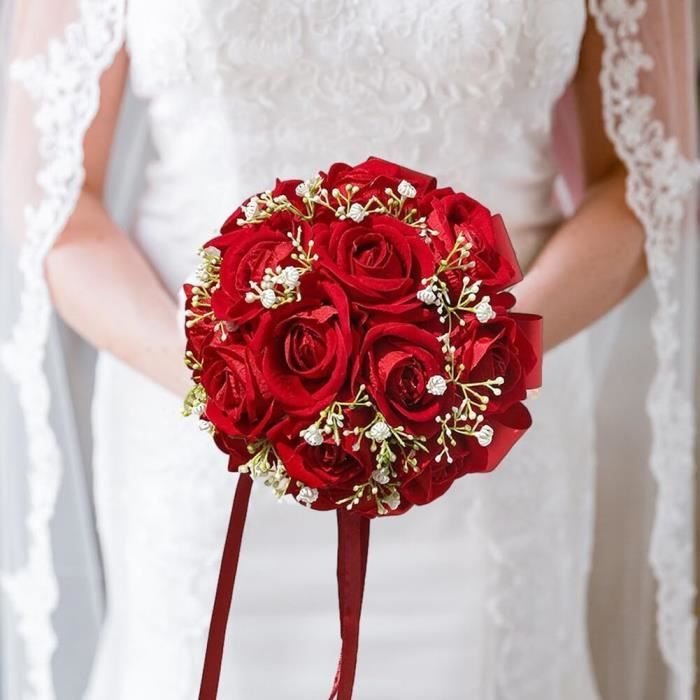 Bouquets De Fleurs Artificielles Pour Mariée, Bouquet De Mariée Mariage ...