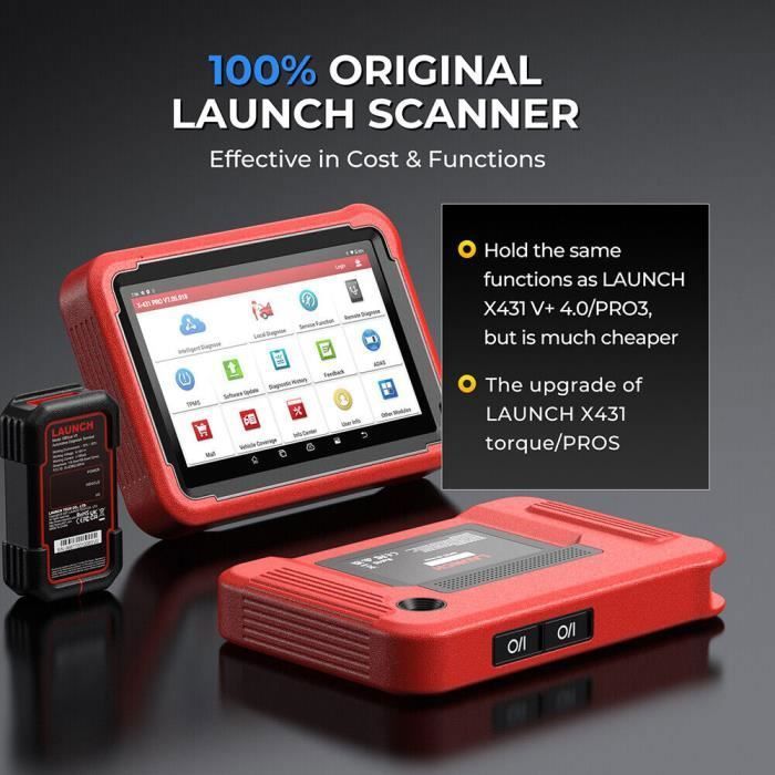 Outil de diagnostic automobile - LAUNCH - X431 PROS V5.0 - OBD2 - Contrôle bidirectionnel ...