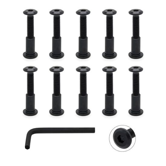 Poteaux De Vis, Boulons De Fixation Hexagonaux M6X25 Mm Et Écrous À ...