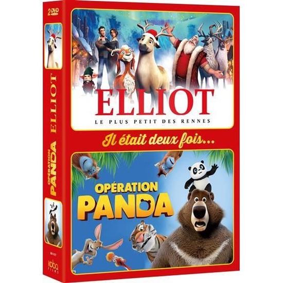 Koba Film Coffret 2 Films danimation animaux : Opération Panda, Elliot ...