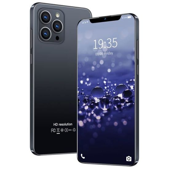 I12 Pro Max Smart Phone débloqué Android 4 + 32G RAM écran de goutte d ...