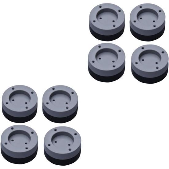 Patins Anti-Vibrations pour Machine à Laver - CHICHENG - Blanc ...