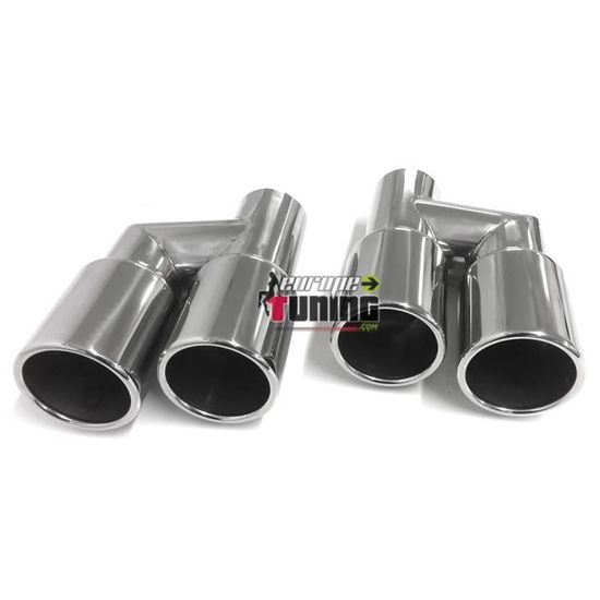 DOUBLE SORTIES ECHAPPEMENT SPORT INOX AUDI A4 B8 2007-2015 (04355) - Cdiscount Auto