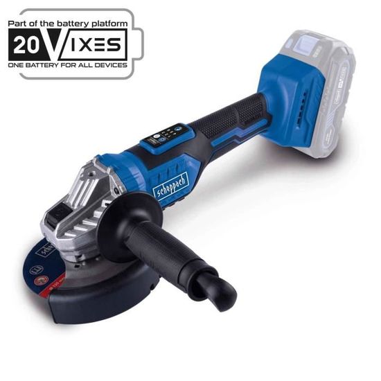 Meuleuse d'angle sans fil BC-AG125-X - brushless 125mm - SCHEPPACH 20V IXES - sans batterie ni ...
