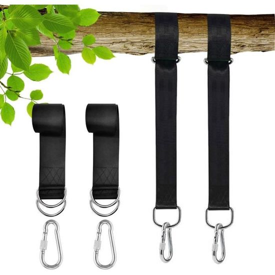 Sangle Hamac,2Pcs Sangle Balancoire Arbre,Structure Robuste, Capacité ...