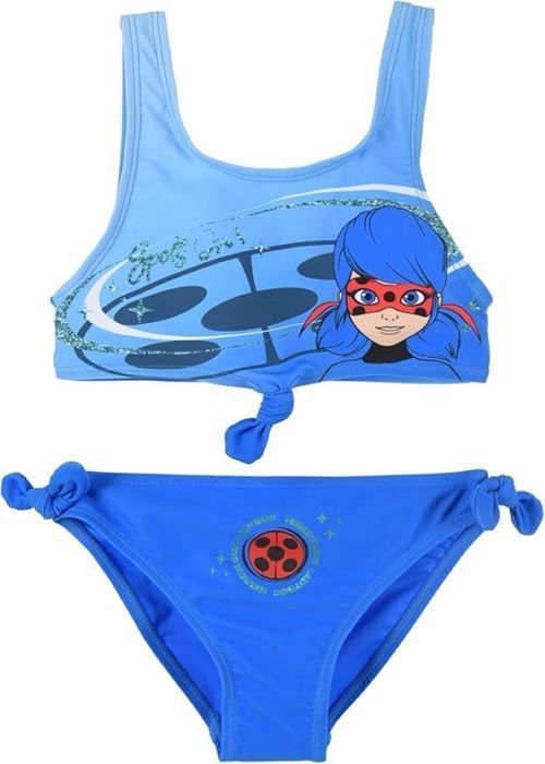 Bikini Miraculous LADYBUG bleu - maillot de bain fille 2 pièces bleu ...
