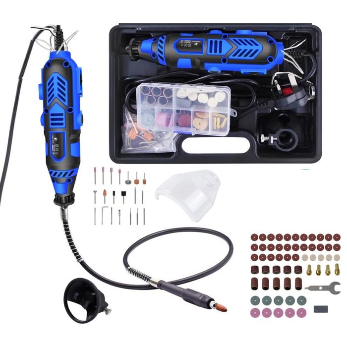 Mini Outil Rotatif DayPlus, 135W Outil Multifonction sans fil avec ...