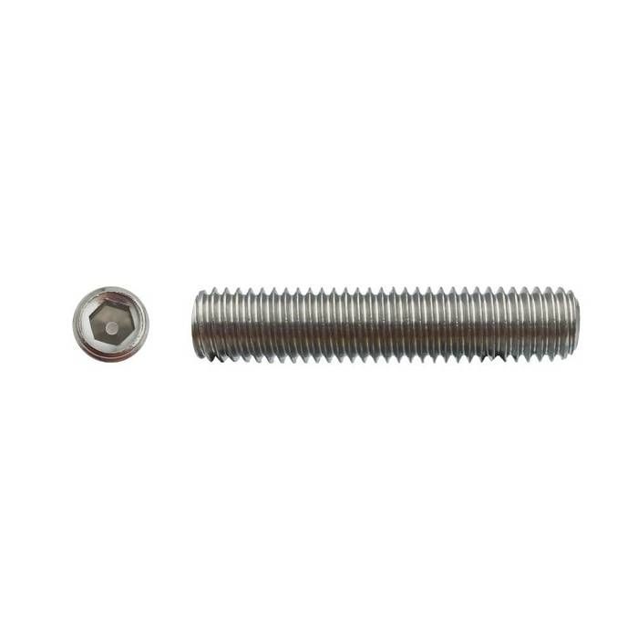 200 Vis Sans Tête 6 Pans Creux à Bout Plat STHC 8 x 12 mm - DIN 913 ...