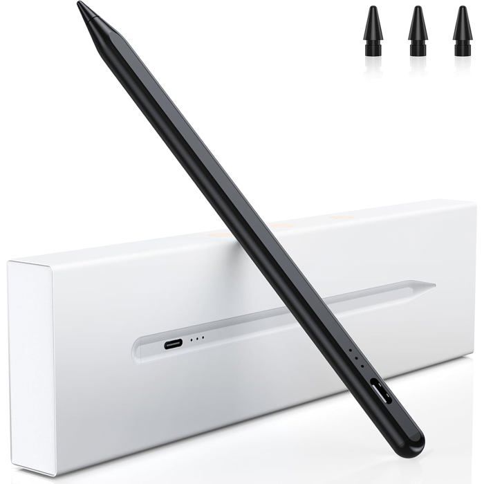 Stylet pour iPad - EDILIQ - Charge rapide 15 min - Rejet de paume ...