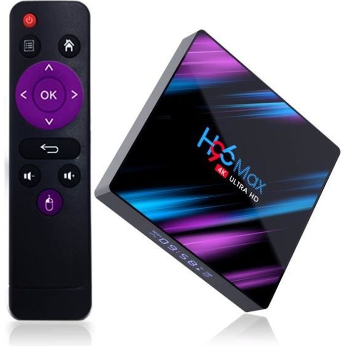 H96 Max Smart Android 9.0 TV Box RK3318 Quad Core 64 bits UHD 4K VP9 H ...