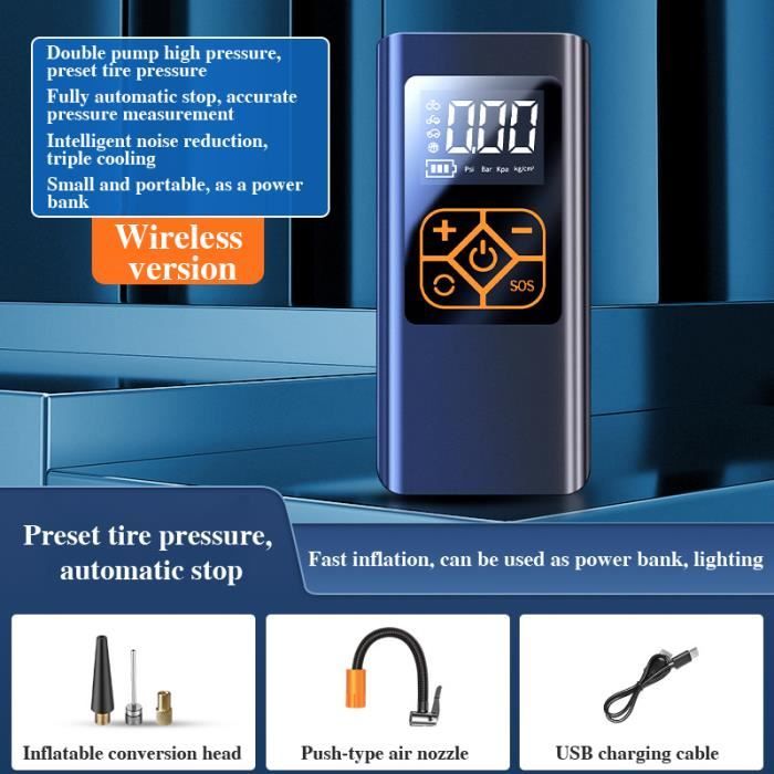 Compresseur d'air portable - Wireless A[B] - Électrique sans fil - 60W ...