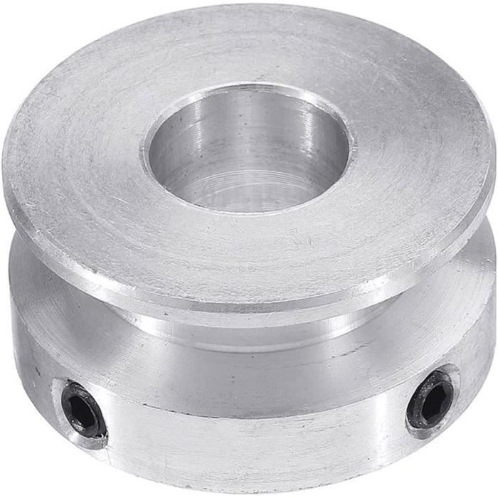 Dmeizhen-Poulie De Distribution Alliage D'Aluminium Argenté 3 0Mm ...