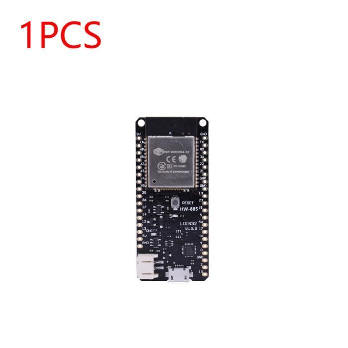 1 PCS - Pour Wemos D1 V1.0.0-ESP32 WiFi Bluetooth-Compatible Tech 500mA USB 5V-3.7V Batterie Au ...