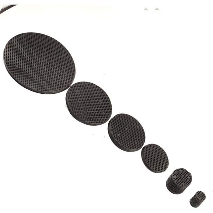 Lot de 60 Pot de Fleurs Mesh Pad Jardin ainage Mesh Trou Écrans Bonsaï ...