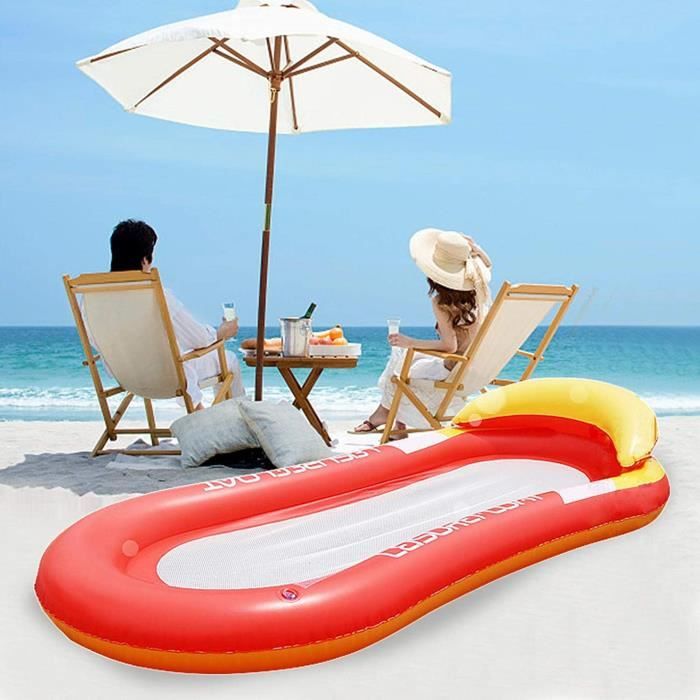 Hamac Gonflable Piscine - Matelas Flottant, Lounge Filet Matelas ...