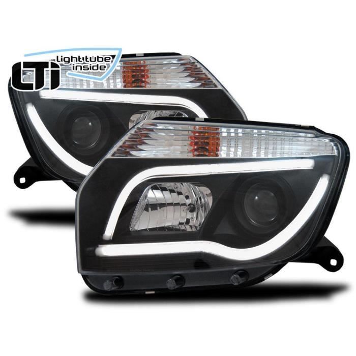 LTI Projecteurs Light Tube Inside Dacia Duster. noir. - Cdiscount Auto