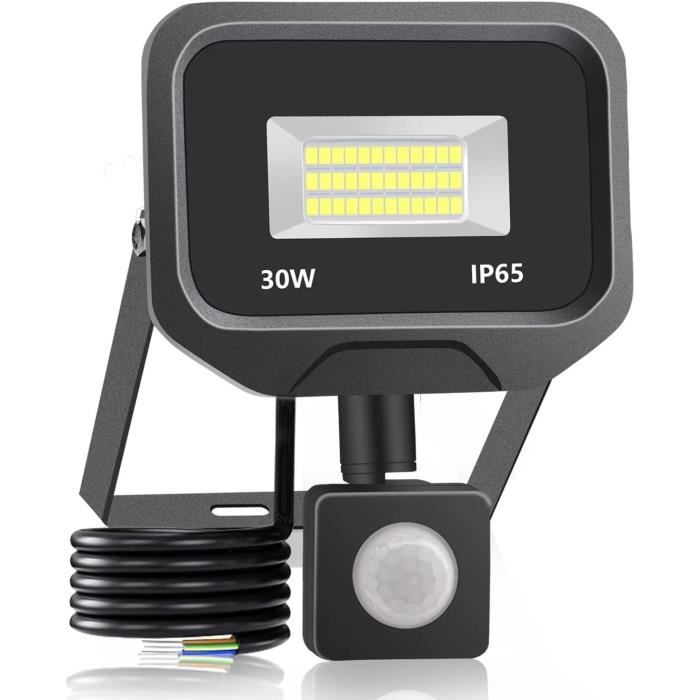 Spot Led 30W Avec Détecteur De Mouvement, Projecteur Led Superhell ...