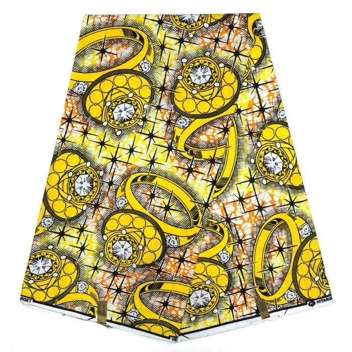 Wax Pagne Tissu Africain collection HITARGET 6 Yards ciré imprimé pur ...