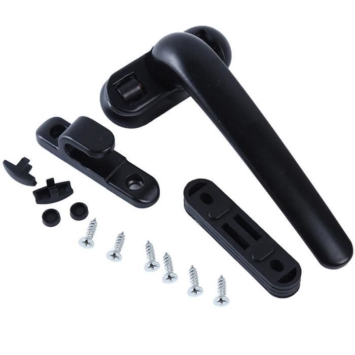 Black right - Casement Window Lock New Universal Door Handle Lock Wheel ...