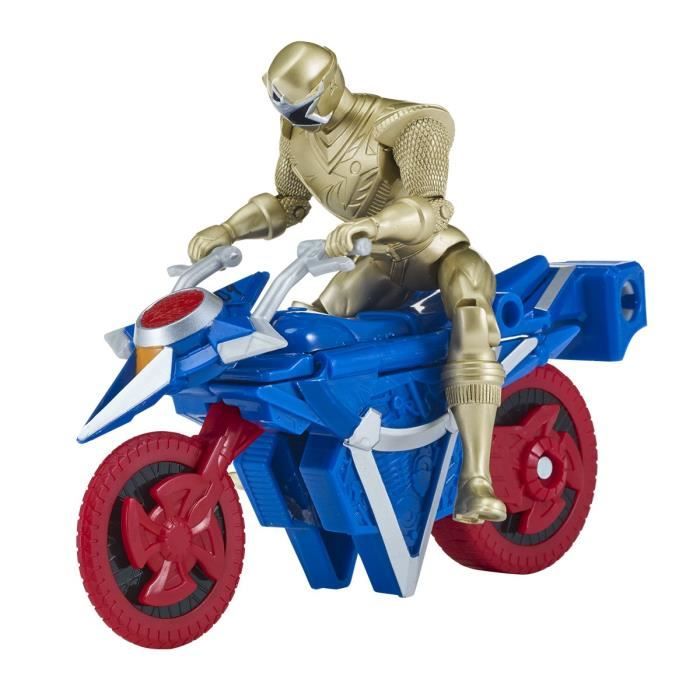 POWER RANGERS Moto Mega Morph Ninja Steel Ranger Doré - Cdiscount Jeux ...