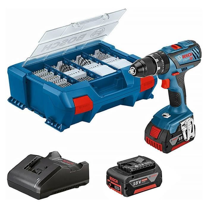 Perceuse Visseuse à Percussion Sans Fil Bosch Gsb 18v 21 Professional