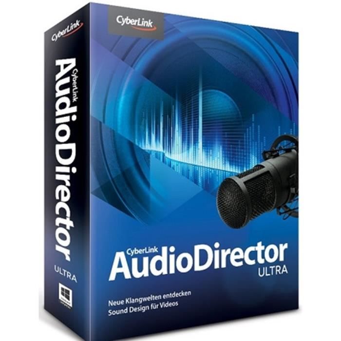 CyberLink AudioDirector Ultra 2024 LOGICIEL AVEC ACTIVATION À VIE EMAIL LIVRAISION EXTRA-RAPIDE ...