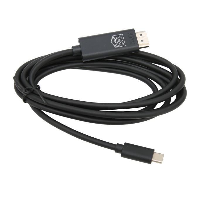 Câble HDMI - EJ.LIFE - UC-503 - 4K 60Hz - 1,8m - Type C vers HDMI ...