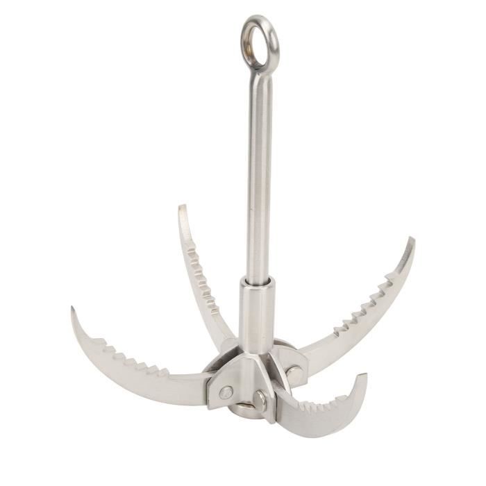 ESTINK Grand grappin Crochet de Grappin à 4 Griffes, Crochets de ...