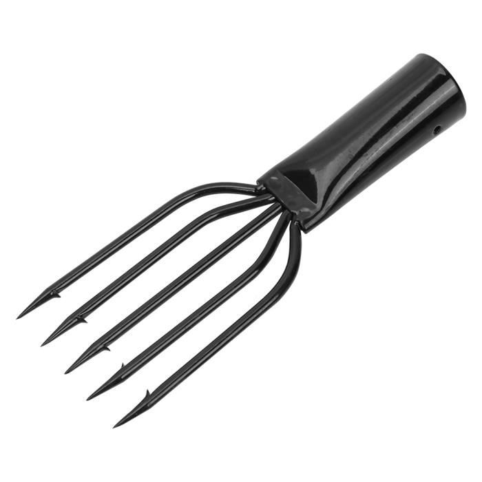 Canne à pêche - FAFEICY - FA001 - Mini harpon 5 dents - Métal durable ...