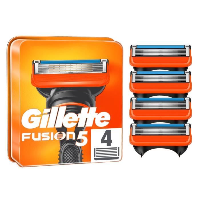 GILLETTE Fusion5 Lames de rasoir x4 - Cdiscount Au quotidien