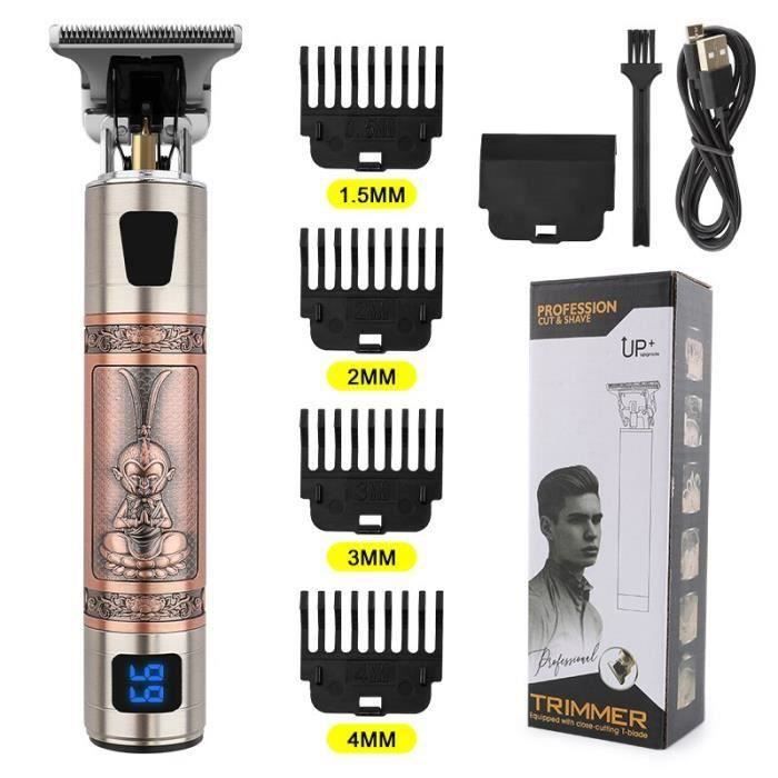 FLYING-Tondeuse professionnelle électrique T9 pour hommes Rechargeable par USB pour couper les ...