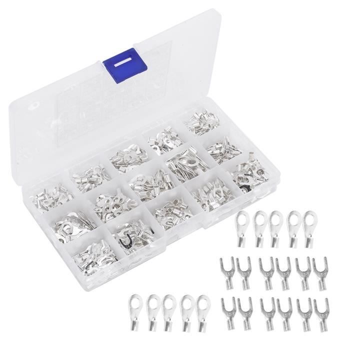 Mothinessto Terminal de tube 375pcs Borne de Tube Pressée à Froid ...
