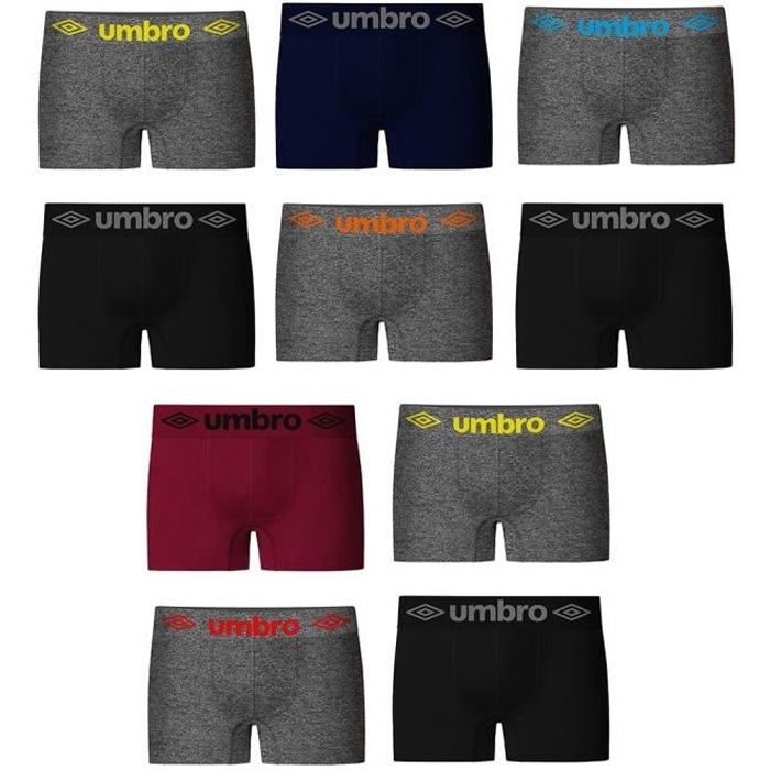Boxer homme UMBRO en microfibre Confort et Qualité -Assortiment modèles ...