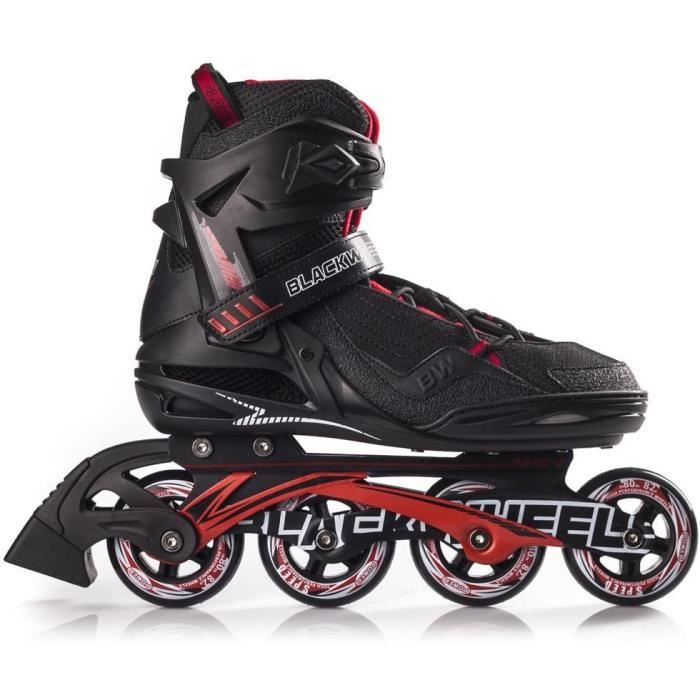 Rollers en ligne Blackwheels Race Patins en ligne noir-rouge Taille 43 ...