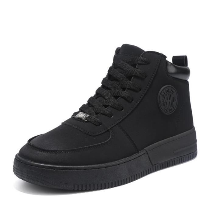 Basket Montantes Chaussure Homme Nouveau Noir Chaussures de Course ...