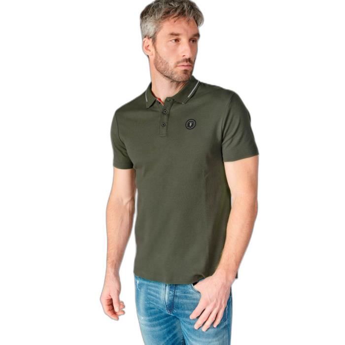 Polo Le Temps des cerises Aron - climbing ivy - 3XL Climbing ivy ...
