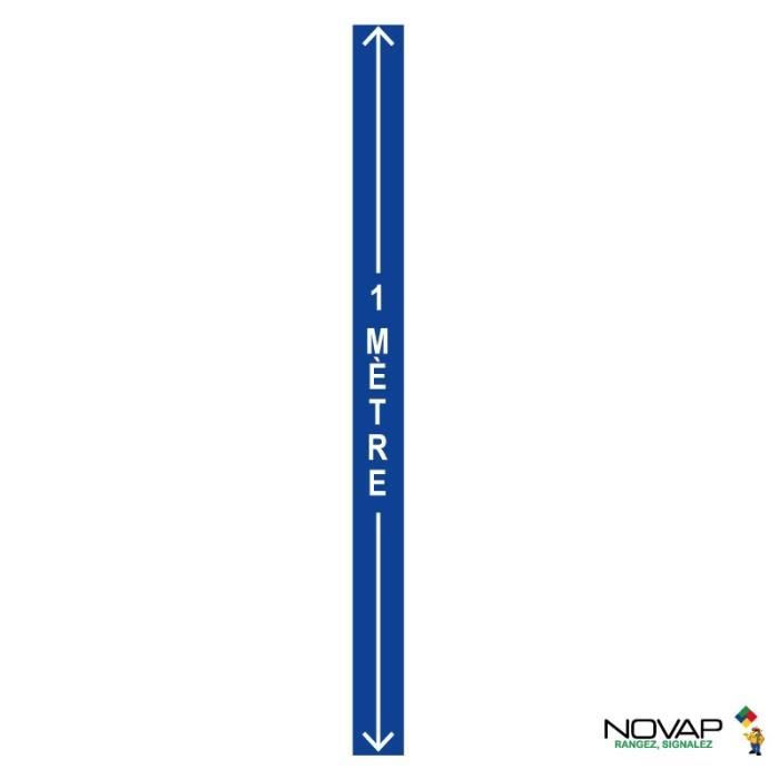 Bande adhésive - NOVAP - 1 mètre - Bleu - Antidérapant - 1000x70 mm ...