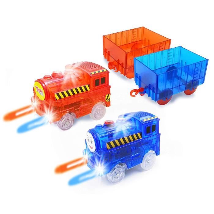 QUOXO Ensemble de 2 wagons de SUV pour wagons lumineux de voiture de ...