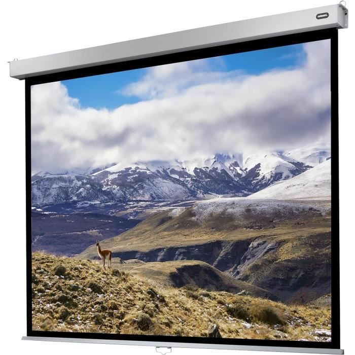 Écran De Projection Manuel 4K Et Fullhd Avec Retour Lent De La Toile ...
