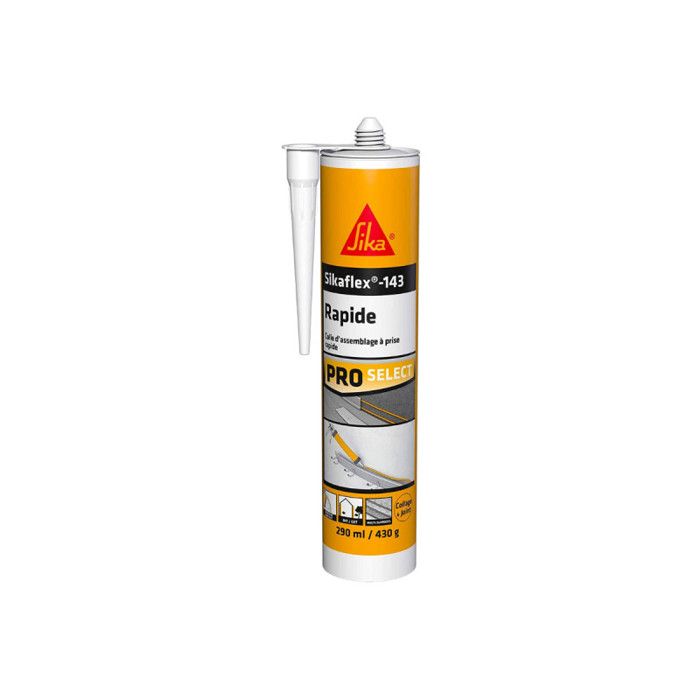 Mastic colle SIKA Sikaflex 143 Rapide - Blanc - 290ml - 639976 ...