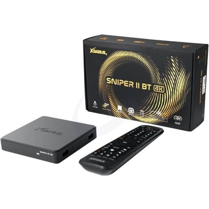TV Box Xsarius Sniper 2 Bluetooth 4K UHD Linux - OTT Media Streamer ...