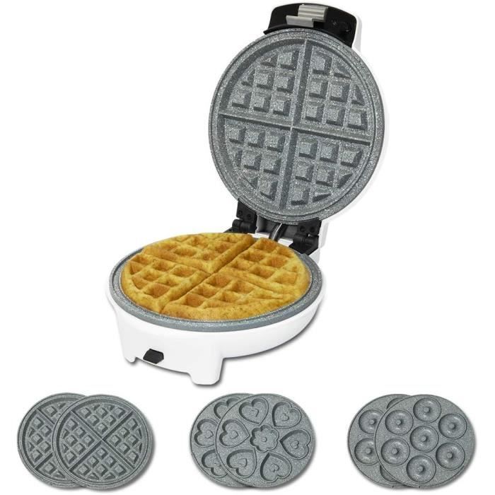 Gaufrier Fun Gofrestone 3in1. Revêtement Antiadhérent RockStone, 3 ...