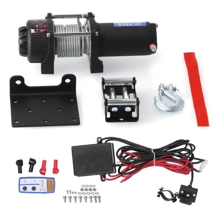 Tbest treuils 12V Treuil électrique 4000LB / 1815kg 12V télécommande ...