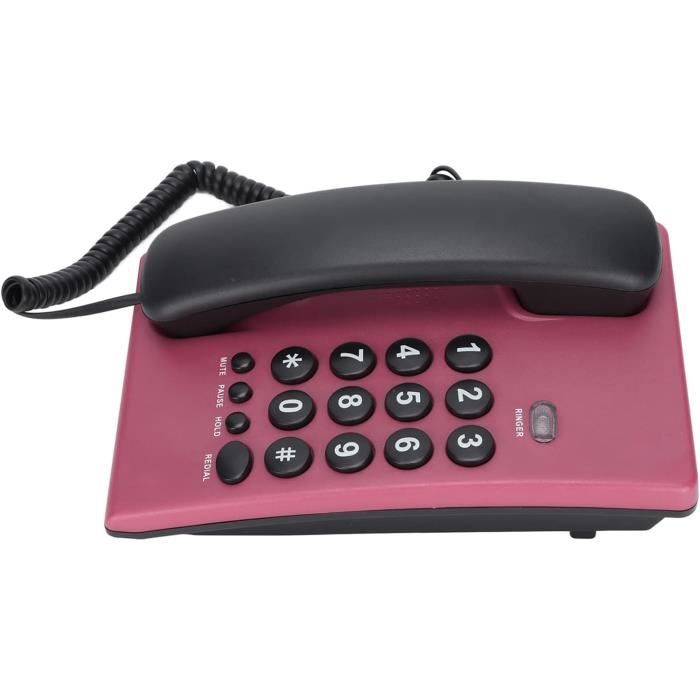 Téléphone Fixe, Plug And Play, Téléphone Multi-Filaire Avec Double ...