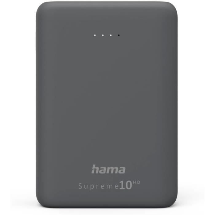 Powerbank Supreme 10000 Mah (Batterie Externe Avec 1 Usb C + 2 Ports ...