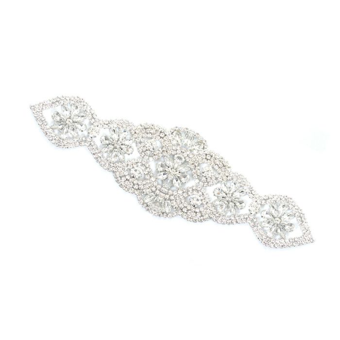 220mm x 65mm Strass Appliques Diamante Coudre Sur Motif Cristal ...