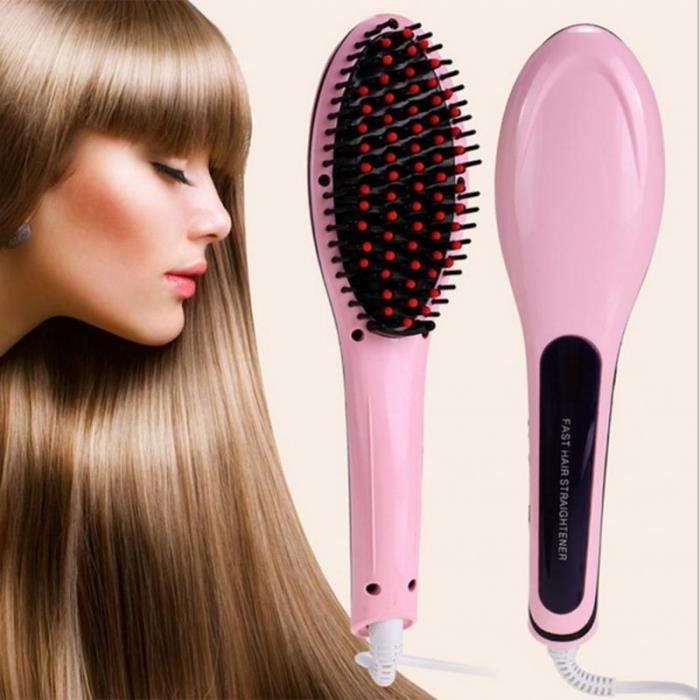 Salon professionnel tout de peigne brosse électrique fers - volume pour ...