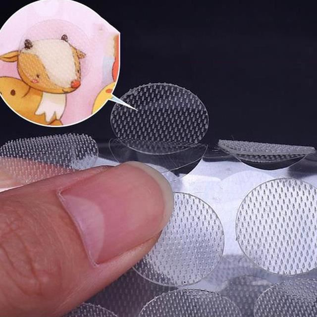 Velcro collant,transparent 30mm30pa-loop and hook--Attache Adhésive en ...