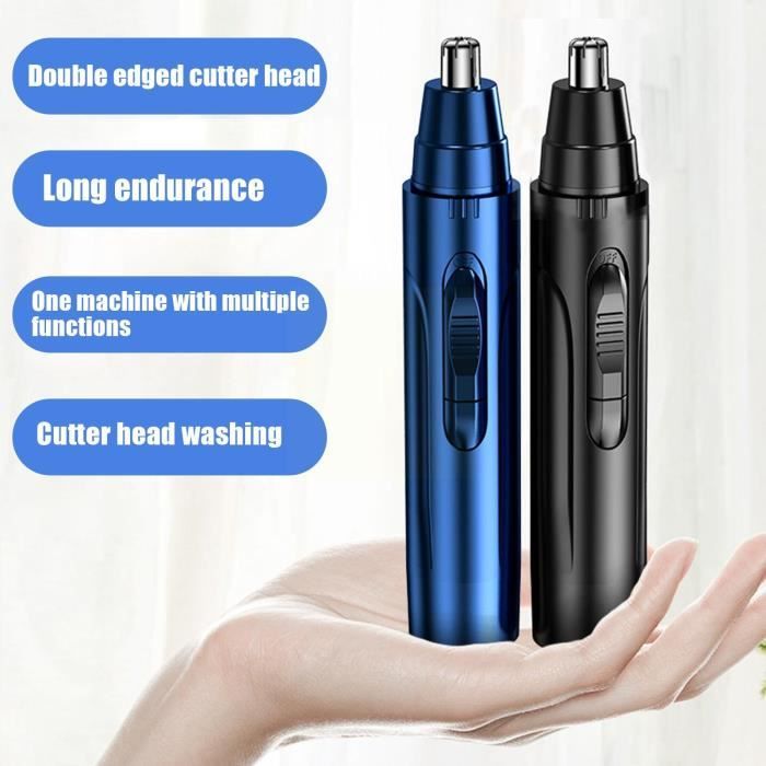 Bleu Electric nose hair trimmer for men nose hair cleaner for women nose hair scissors W8A8 Cdiscount Electromenager